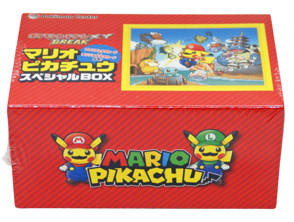 Pokemon XY Promos Mario Pikachu Special Pokemon Center Box (JP)