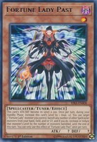 YuGiOh Rising Rampage Fortune Lady Past RIRA-EN008