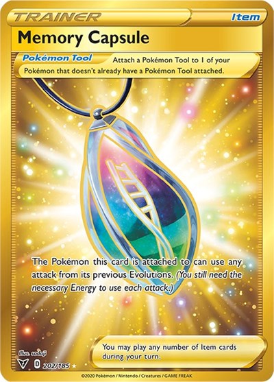 Pokemon Vivid Voltage Memory Capsule (Secret) 202/185
