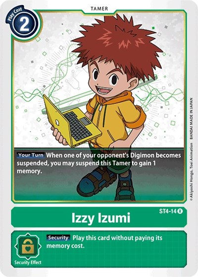 Digimon Card Game Starter Deck 04: Giga Green Izzy Izumi ST4-14 R