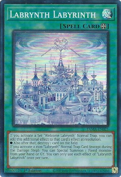 YuGiOh Tactical Masters Labrynth Labyrinth TAMA-EN021