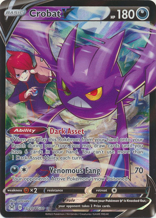 Pokemon Lost Origin Trainer Gallery Crobat V TG20/TG30