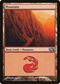 Magic: The Gathering Magic 2012 (M12) Mountain (244) 244