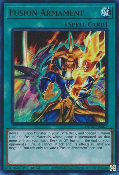 YuGiOh Duelist Nexus Fusion Armament DUNE-EN061