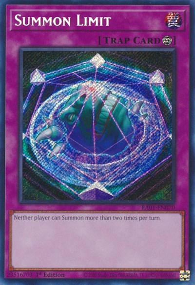 YuGiOh 25th Anniversary Rarity Collection Summon Limit (Secret Rare ...