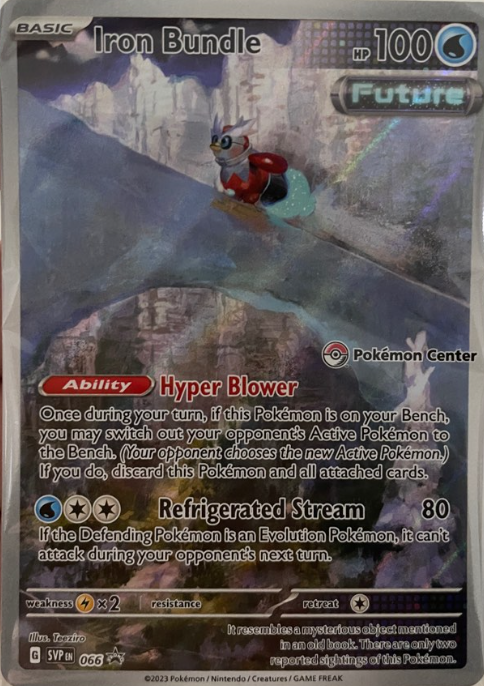 Pokemon Scarlet & Violet Promo Iron Bundle - 066 (Pokemon Center ...