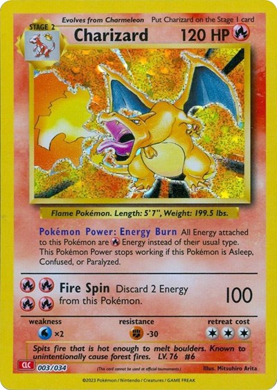 Pokemon Trading Card Game Classic Charizard 003/034