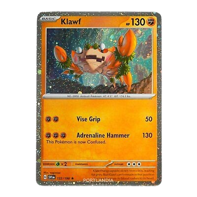 Pokemon Miscellaneous Cards & Products Klawf - 122/198 (Cosmo Holo) 122/198