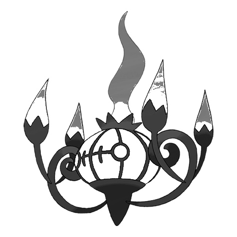 Pokemon The Pokedex Chandelure 609